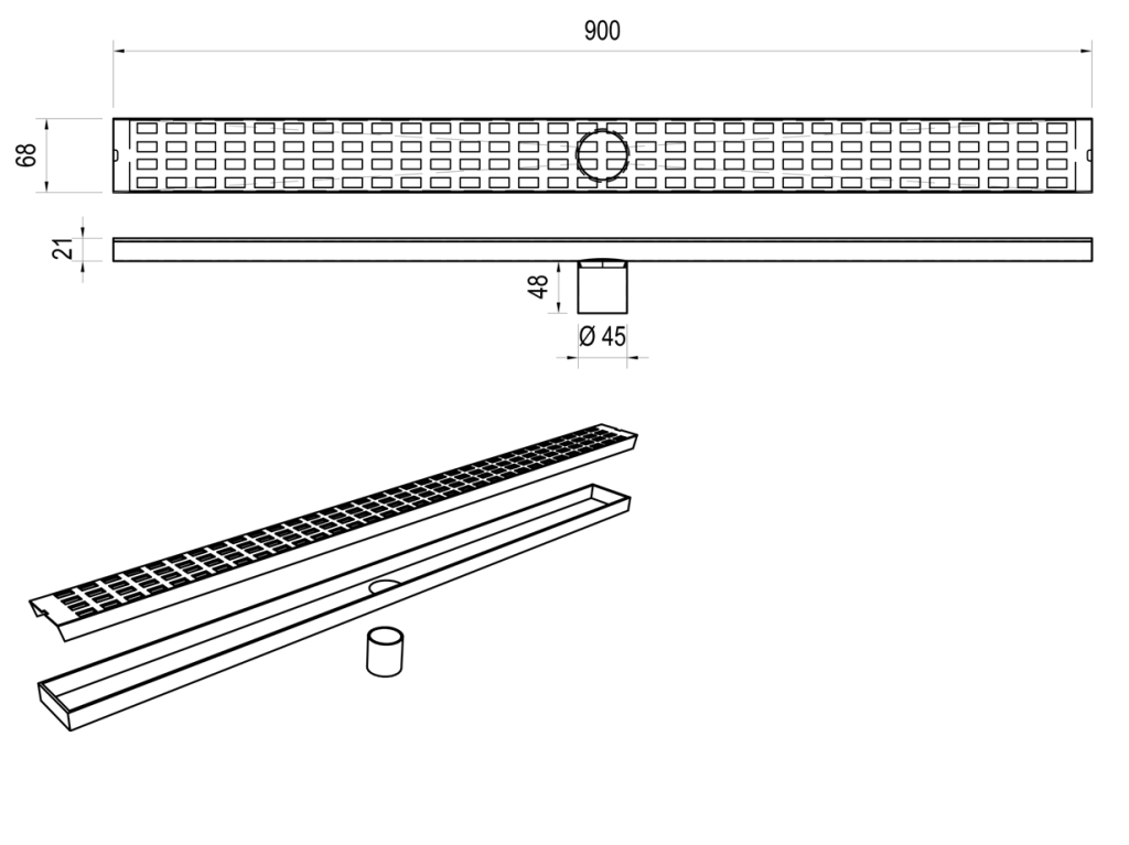 FLOOR DRAIN 78822 | 220 Taps n Tiles