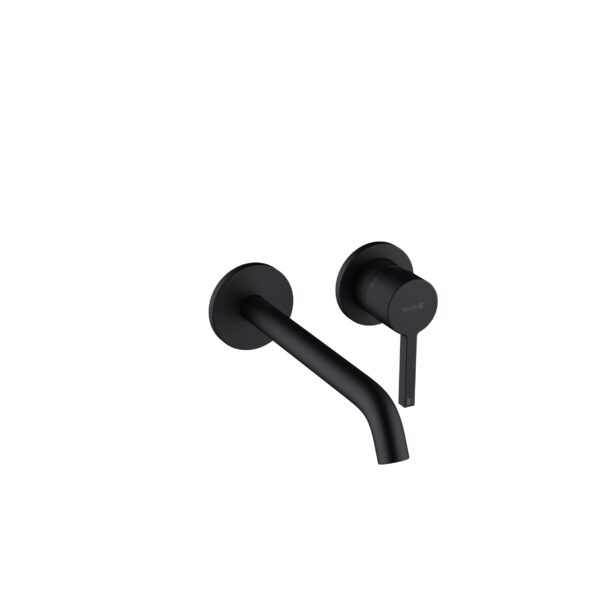 NOVA FONTE PURA Wall Mounted Basin Mixer (matt black) | 220 Taps n Tiles
